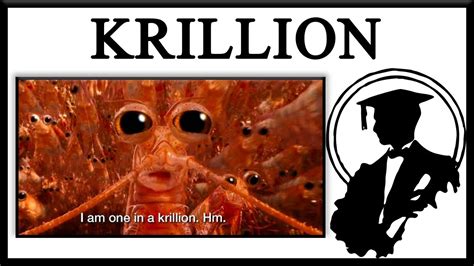 You Are One In A Krillion Youtube