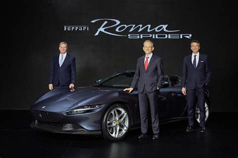 페라리 오픈 톱 에어링 매력 더한 ‘로마 스파이더 공개 한국일보