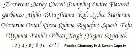 Bowfin Printworks Script Font Identification Elegant Elaborate Ornate Script Type Samples