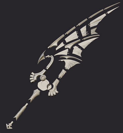 🥰 Kingdom Hearts Cosplay Prop Riku Soul Eater・ 3d File For 3d