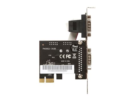 buy pci e 1x to 4 ports serial add on card multi rs232 db9 com serial