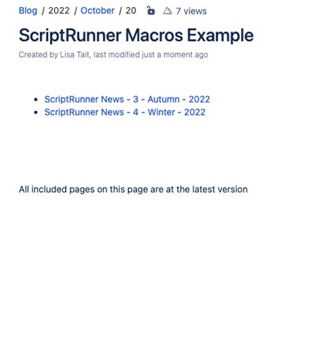 the ultimate scriptrunner for confluence macros cheat sheet