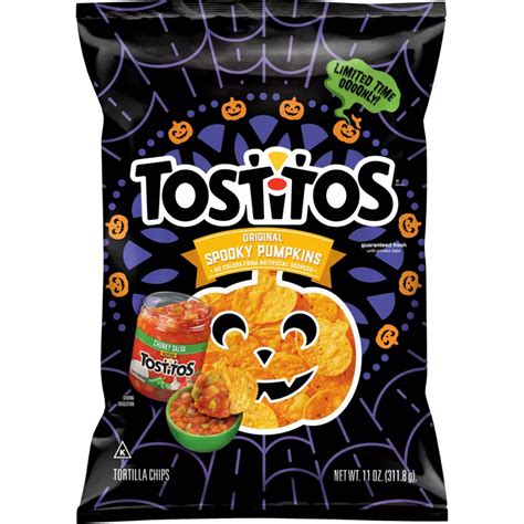 Tostitos New Pumpkin Shaped Flavored Corn Tortilla Chips At Target