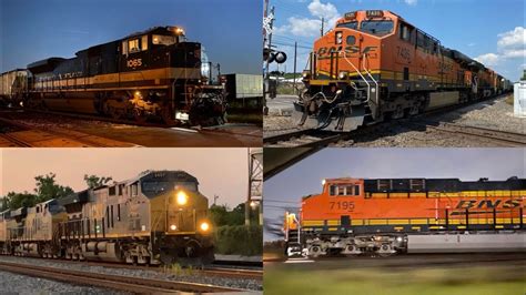 Trains Around Houston Ft Ns 1065 Csx T4 Leader Up Ac44 W K5hl H1 D9