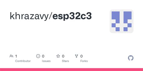 Github Khrazavyesp32c3