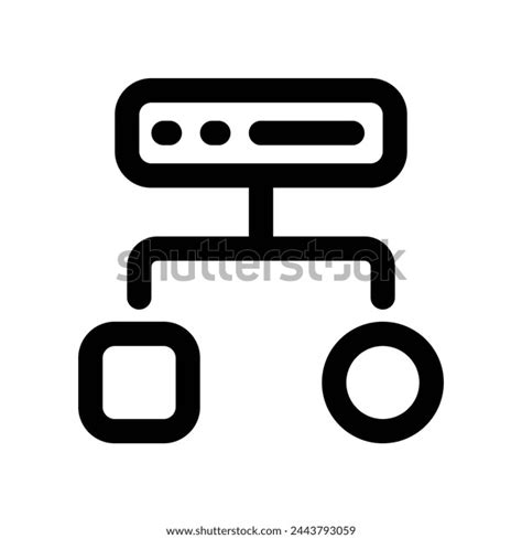Structure Server Icon Vector Line Icon Stock Vector Royalty Free Structure Server Icon Vector Line Icon Stock Vector Royalty Free