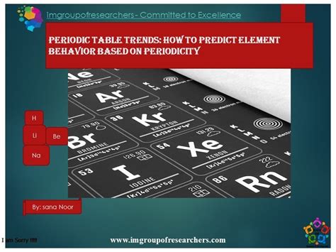 Periodic Table Trends How To Predict Element Behavior Based On