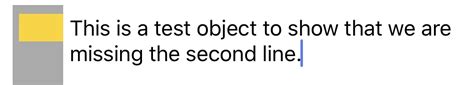 Ios Creating A CGRect Around A UITextView Wrong Height Stack Overflow