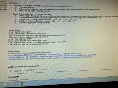 Solved Execute A C Program To Calculate The Perimeter And