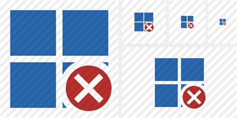 Windows Cancel Icon Symbol Color Professional Stock Icon And Free Sets Awicons