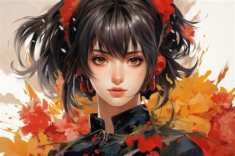 Premium Ai Image Modern Anime Character Of Chinese Girl Ai Generated