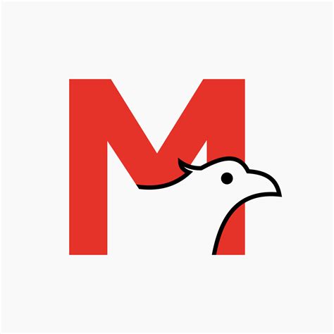 Initial Letter M Eagle Logo Design Transportation Symbol Vector Template 25467944 Vector Art At