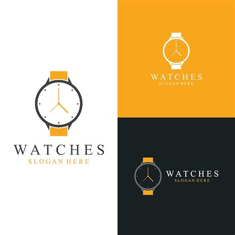 Premium Vector Clock Logo Template For Timepiece Or Alarm