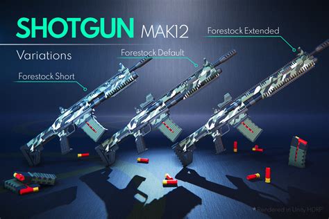 Low Poly Models Modern Guns Pack Urp