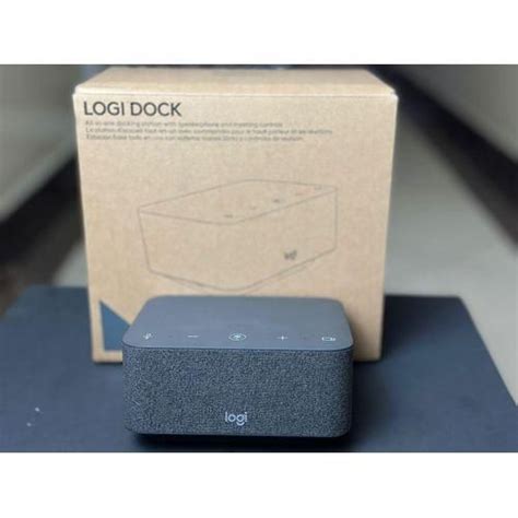 Logitech Logi Dock All In One Usb C Laptop Docking Station Speakerphone Noise Canceling Mics