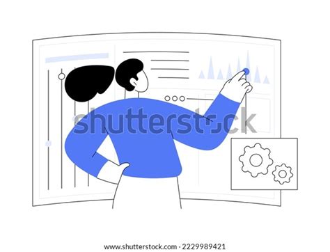 Big Data Visualization Abstract Concept Vector Stock Vector Royalty Free Shutterstock