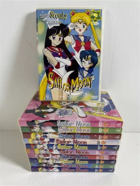 Sailor Moon Season 234567910121314 Dvd Bundle Reg 4 Eur 104