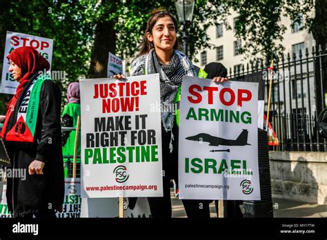 London England 5th June 2018 Palestinian Solidarity Campaign