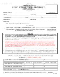 2021 Mississippi Annual Report For Candidates Committee Fill Out