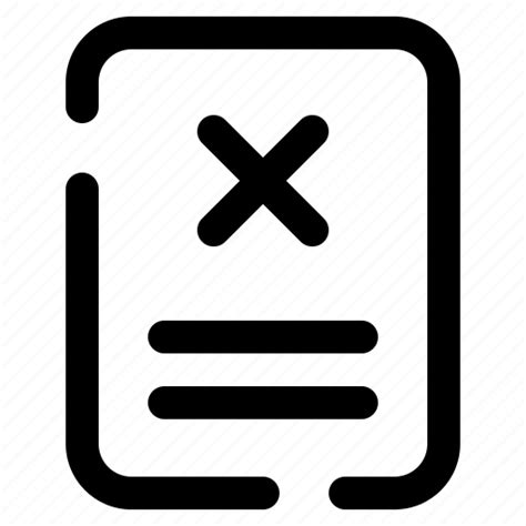 reject file remove incorrect rejected icon download on iconfinder