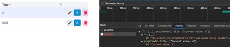 handling concurrency conflicts with datagrid with edit mode blazor