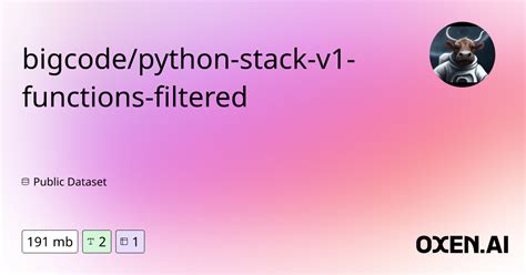 notebooks in bigcode python stack v1 functions filtered bigcode