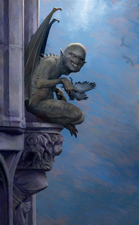 Artstation Gargoyle Ed Binkley Gargoyles Fantasy Artist