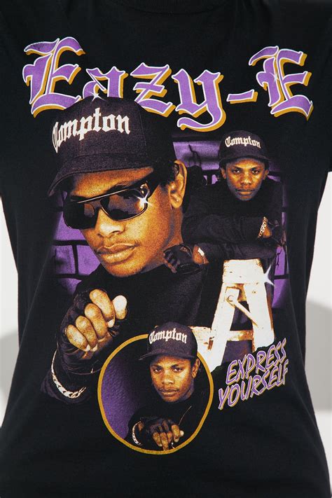 Eazy E Graphic T Shirt Black In 2024 Vintage Rap Tees Streetwear