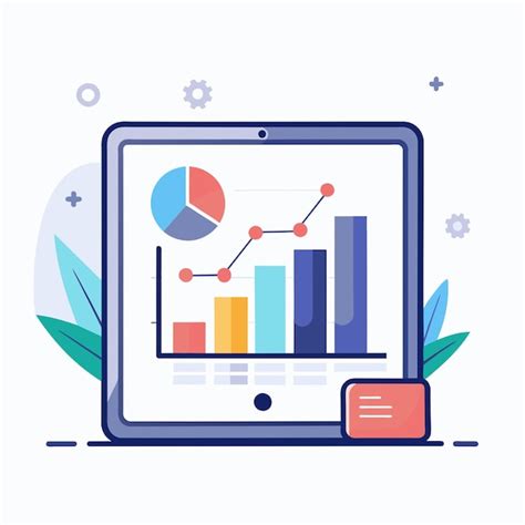Premium Photo A Tablet Displaying A Financial Chart For Business Analysis Financial Reports