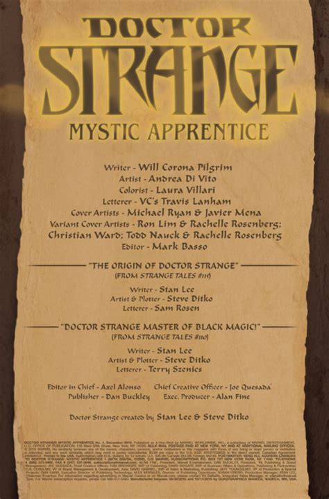 Doctor Strange Mystic Apprentice 1