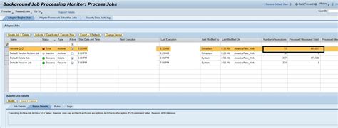 Archiving Job Failure Reason Unknown SAP Community