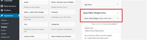 How To Integrate OpenTable Reservation Butter Knowledge Base