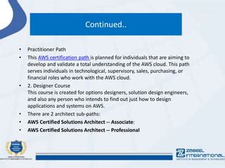 What Is AWS Certification Path AWS Certification Path PPT