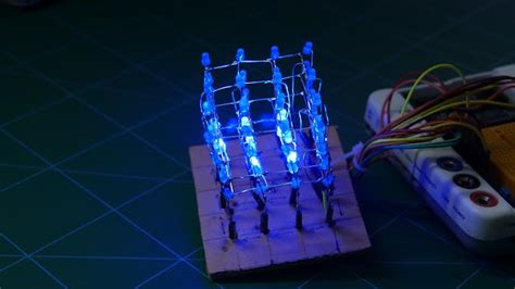 4 4 4 led cube using arduino embedded prototyping platform arduino