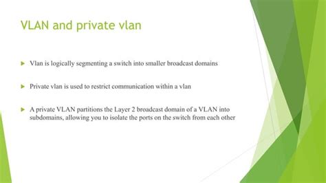 Private Vlan PPTX Computer Networking Computing