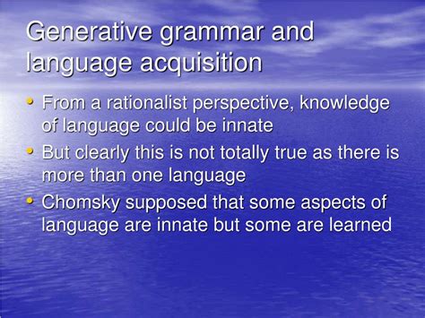 Ppt Linguistic Theory Powerpoint Presentation Free Download Id3093633