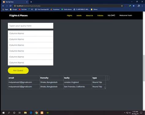 GitHub Yasinaziz Online Flights And Hotel Ticket Website With Database Mysql Built Using
