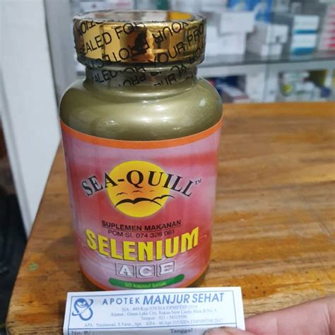 Jual Selenium Sea Quill Isi 50 Softgel Shopee Indonesia