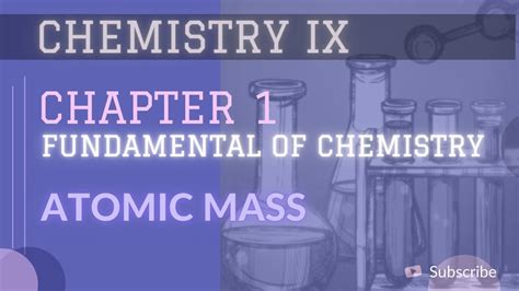 Atomic Mass Class 9 Chemistry Romaibs Academy Youtube