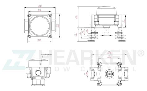 High Visuable Indicator Limit Switch Box HEARKEN