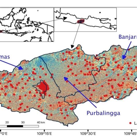 Map Of The Study Area For Landslide Susceptibility Mapping Download