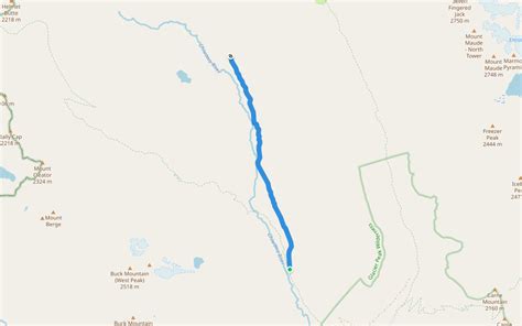 Chiwawa River Trail 1550 In Washington Walking Map