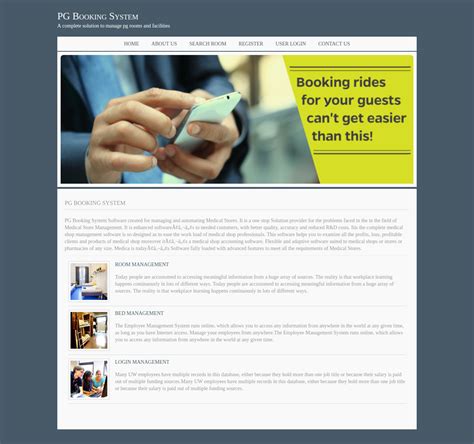 Pg Room Booking System Project Using Java Jsp And Mysql