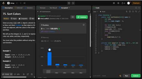 100daysofcode 100daysofcode Leetcode Dsa Sorting Hashmap Algorithm Vinod Malik
