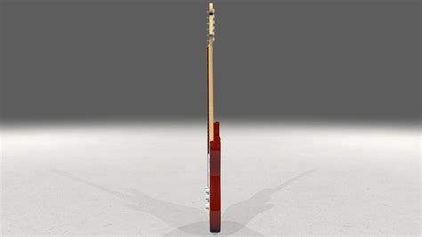 기타 펜더 스트라토 캐스터 햇살 마무리 3d 모델 9 C4d Free3d