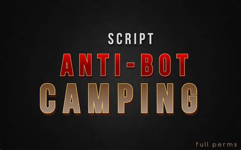 Second Life Marketplace Anti Bot Camping Script Full Perm