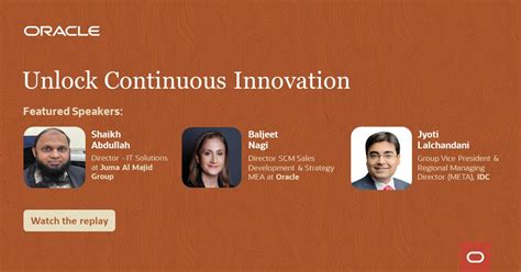 Oracle On Linkedin Continuous Innovation Gives Businesses The Speed And Flexibility They Need