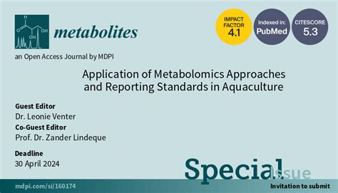 Application Of Metabolomics Approaches And Reporting Standards In Aquaculture