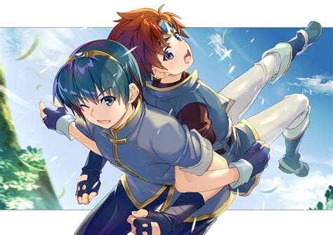 Marth And Roy Fire Emblem Drawn By Yuki Yuki Danbooru