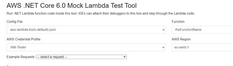 Can The Lambda Test Tool Retrieve A Lambda Function S Environment Variables Issue 1029 Aws